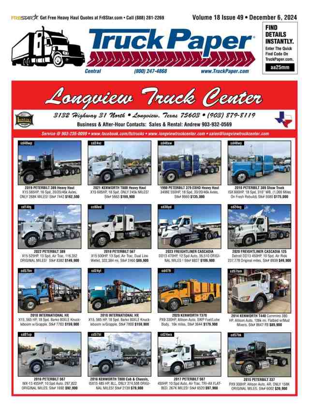 MachineryTrader.com | Truck Paper Central Digital Edition Archive