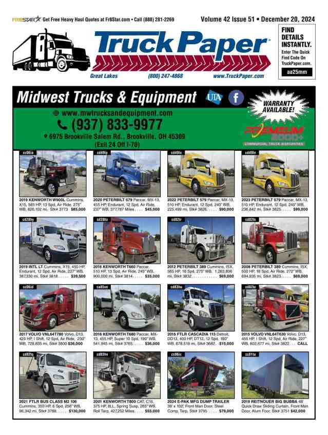TruckPaper.com | Truck Paper Great Lakes Digital Edition Archive
