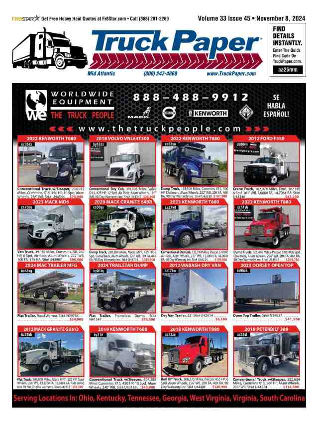 TruckPaper.com | Truck Paper Mid Atlantic Digital Edition Archive